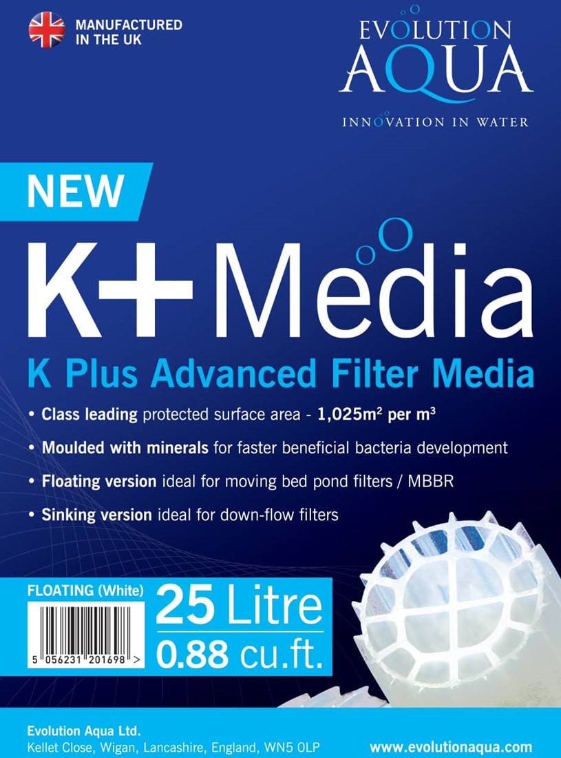 Evolution Aqua K+ Filter Media - 50 liter kopen?