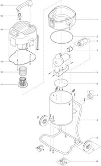 Pomphouder PondoVac Premium - 41425 Vijverbenodigdheden
